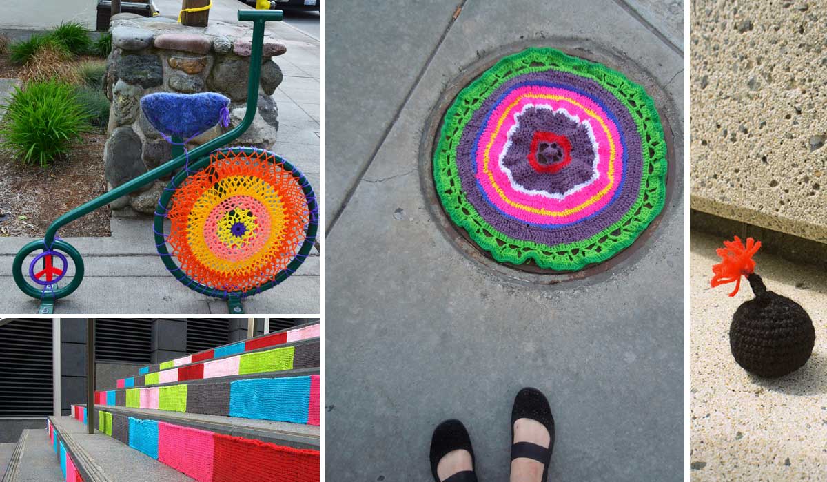 Today is International Yarn Bombing Day – Kristen Baumlier